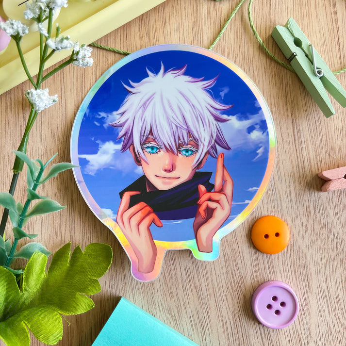 Gojo Infinite Void Sticker (Holographic) – LavenderCat